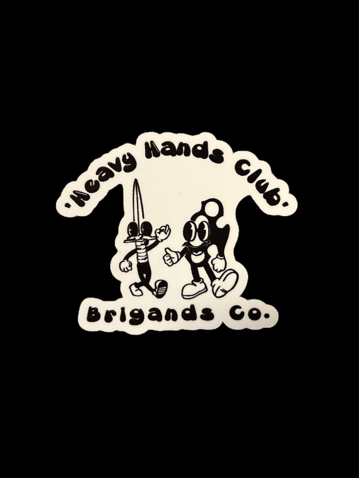Heavy Hands Club Sticker – Brigands Co.